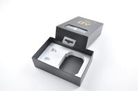 China Gold Foil Stamping 700gsm Cardboard Box Packaging For Phone Charger for sale