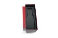 China Red Glossy 1500g Cardboard Wine Bottle Storage Boxes for sale