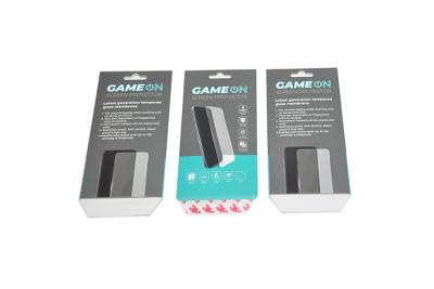 China Glass Film CMYK 600gsm Mobile Tempered Glass Packing Box for sale