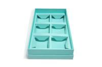 China Colored Paper Square 157g Gift Storage Box Packaging With Lid for sale