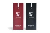 China Red Glossy 1500g Cardboard Wine Bottle Storage Boxes for sale