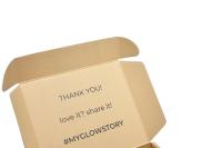China Kraft Corrugated Cardboard Thick 1.25mm Shipping Packaging Boxes for sale