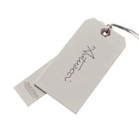 China Nordic Style Paper Hang Tags Marble Gilded Coated Pape Printing Clothing Store for sale