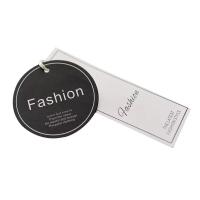 China White Round Two Pieces Marble Gilded Coated Paper Hang Tags For Clothing Logo for sale
