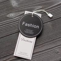 China Sinicline Custom Pink Heart Shape Die Cut Hang Tags Two Piece For Women's Clothes for sale
