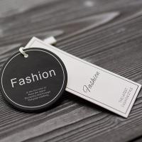 China Sinicline Custom Pink Heart Shape Die Cut Hang Tags Two Piece For Women's Clothes for sale