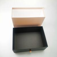 China Logo Design Brown Craft Paper Box Packaging Sliding Drawer Box for sale