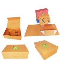China Design Logo Type 157g Craft Paper Packaging Box Foldable Box for sale