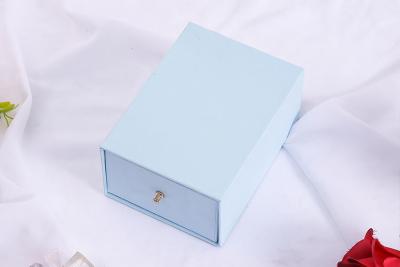China Thick Paper Drawer Jewelry Packaging Box Greeting Card Gift Package Case for sale