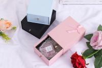 China Gift box wholesale color packaging blue small gift box custom packaging solution carton custom size printed logo for sale