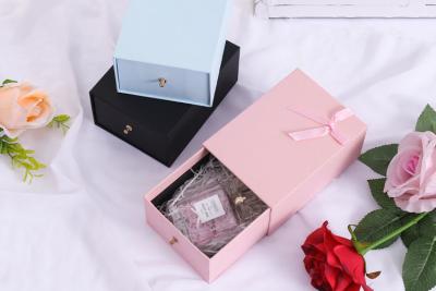 China Gift box wholesale color packaging blue small gift box custom packaging solution carton custom size printed logo for sale