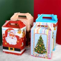 China Paper custom packaging design  Christmas Boxes  Candy Cake Box  Birthday Party Favor Goodie Gift Bag with Handle for sale