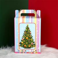 China Paper custom packaging design  Christmas Boxes  Candy Cake Box  Birthday Party Favor Goodie Gift Bag with Handle for sale