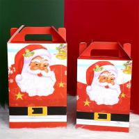 China Custom Made Christmas Paper Box New Year Christmas Home Decoration Gift for sale
