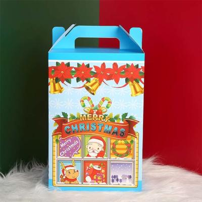 China Custom Made Christmas Paper Box New Year Christmas Home Decoration Gift for sale