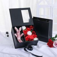 China Book Shaped Valentine's Day Gift Bag Window Packaging New Year Decorations Box for sale