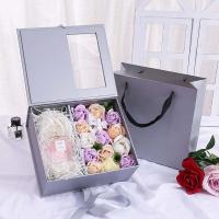 China Book Shaped Valentine's Day Gift Bag Window Packaging New Year Decorations Box for sale