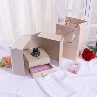 China Magic Cube Drawer Gift Packaging Box Design Double Door With Ribbon High Grade for sale