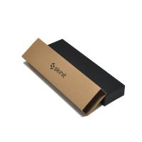 China 250g 300g Black Kraft Paper Box For Packaging Earring Jewlery Box Gift for sale