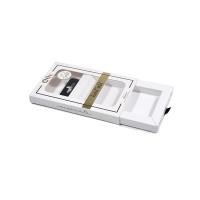 China Custom Phone Case Packaging Box Printed White Window Boxes With Hang Hole for sale