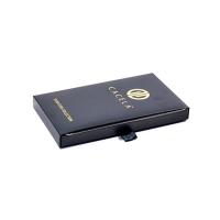 China Black Simple Square Packaging Jewelry Box Design Your Packaging Customized Logo for sale