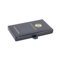 China Black Simple Square Packaging Jewelry Box Design Your Packaging Customized Logo for sale
