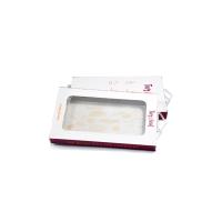 China Custom Paper Cell Phone Case Package Clear Window Pack Box With Tray for sale