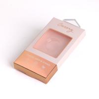 China Custom Design Phone Case Packaging Box Window Package Cardboard Boxes White With Hang Hole for sale