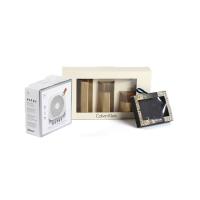 China Customized Cosmetic Packaging Ribbon Decorative Gift Boxes With Windows for sale