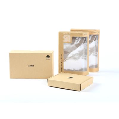 China Beautiful Custom Paper Packaging Box For Gifts , Clear PVC Large Packaging Box for sale