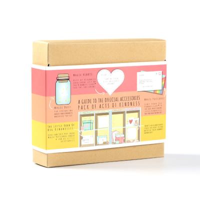 China Custom Design Kraft Packaging Box Festival Gift Box Birthday Gift Storage Box for sale