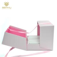 China Fashion Wedding Ring Custom Paper Packaging Box Necklace Jewelry Display Case for sale