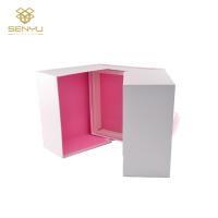 China Fashion Wedding Ring Custom Paper Packaging Box Necklace Jewelry Display Case for sale