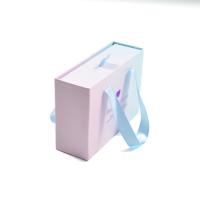 China Luxury Portable Cardboard Drawer Gift Box Clothes Scarf Dress Storage Box Birthday Party for sale