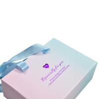 China Luxury Portable Cardboard Drawer Gift Box Clothes Scarf Dress Storage Box Birthday Party for sale