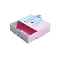 China Luxury Portable Cardboard Drawer Gift Box Clothes Scarf Dress Storage Box Birthday Party for sale