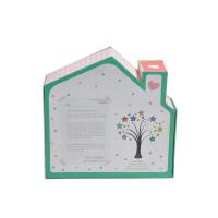 China Custom Shape Packaging Gift Box House Shape Candy Gift Bags Pendant Party Decoration for sale