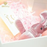 China Heart Shape Half Opening Paper Gift Box With Flowers And Gifts Happy Valentiday Party for sale