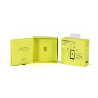 China Custom Matt Luxury Book Shape Product Package Box With Inner Bracket And Hanging Hole for sale