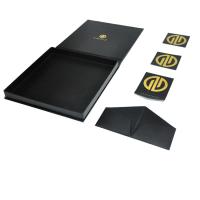 China Custom Logo Luxury Cardboard Packaging Box Black color for DIY Gift Product for sale