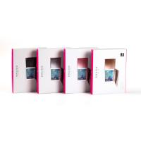 China Rectangle Cardboard Jewelry Set Boxes White Pink Color For Product Box for sale