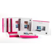 China Rectangle Cardboard Jewelry Set Boxes White Pink Color For Product Box for sale