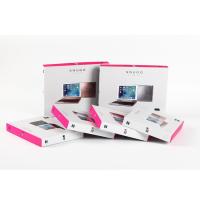 China Rectangle Cardboard Jewelry Set Boxes White Pink Color For Product Box for sale