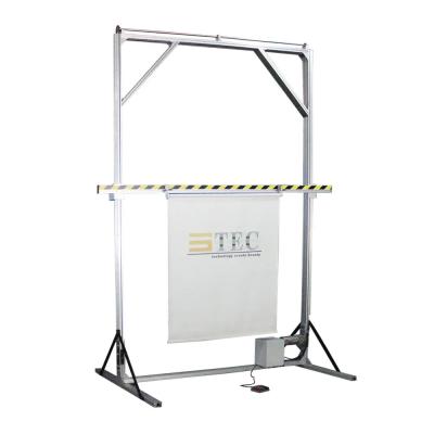 China Dual Pole Blinds Inspecting Hoist With Light Box Inspection Hoist For Blinds for sale