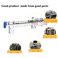 China Automatic Wooden Venetain Blind Machine Faux Wood Slat Punching Threading Machine for sale