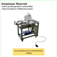 China Ultrasonic Vertical Blind Sewing Welding Machine Motorized For Home Textile for sale