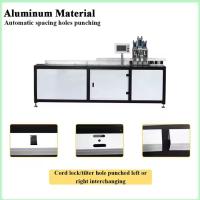 China 50mm Vertical Blind Slat Cutting Machine Headrails Bottom Rails Cutting And Punching for sale
