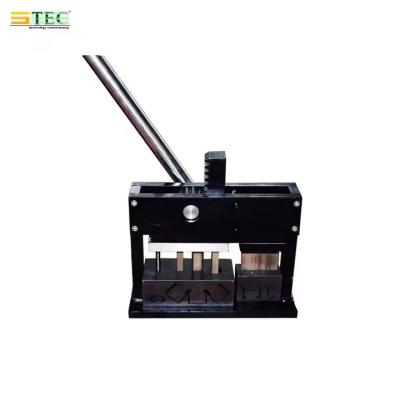 China Manual Steel Venetain Blind Machine Headrails Bottom Rails Cutting Punching Machine for sale