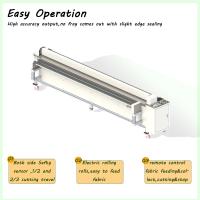 China roller blind/zebra blind fabric cutting machine Description : This machine is used to produce fabric roller blind with process of cutting roller blind fabric pneumatically for sale
