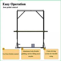 China 250W Blinds Inspection Hoist Dual Pole  Roller Blind 3200mm Hoist Blind Hoistways for sale